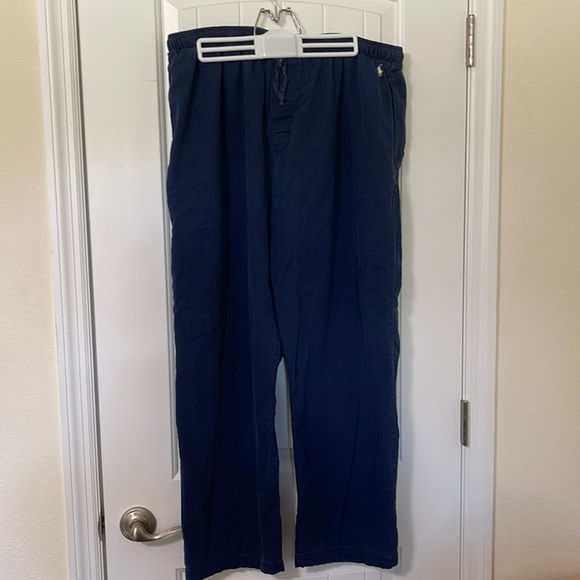 Polo Ralph Lauren | Pants | Polo Ralph Lauren Navy Blue 0 Cotton Pajama Pants Size Large | Poshmark